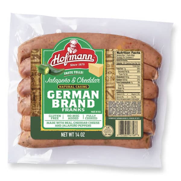 Jalapeño Cheddar Franks - Hofmann Sausage Company